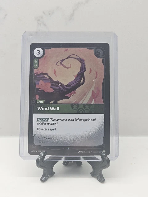WIND WALL FOIL 064/298 Origins Riftbound League of Legends 000251 $0.01 ...