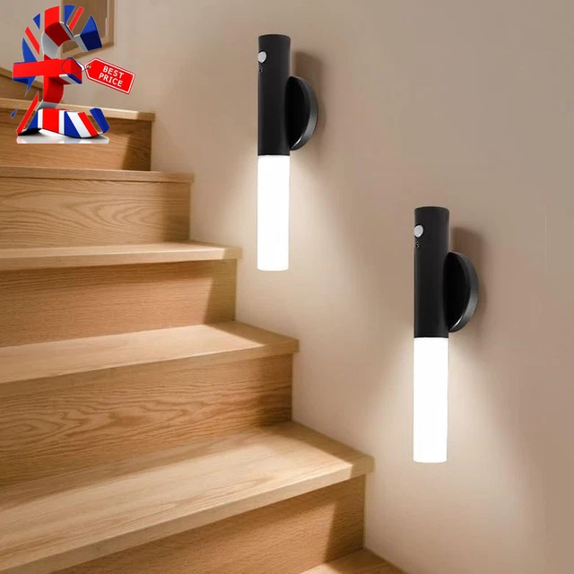 LED SENSOR LIGHT Wall Lights Smart Rechargeable Night Light Portable ...