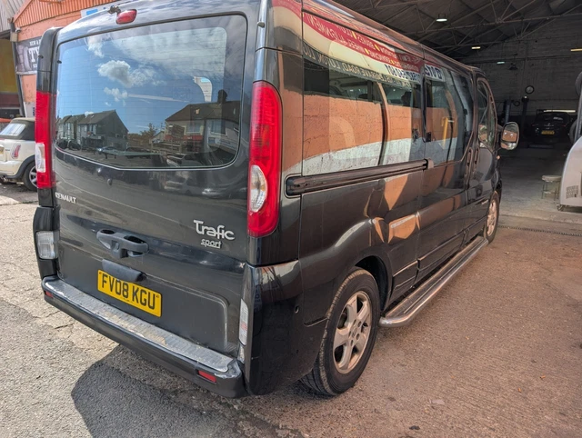 RENAULT TRAFFIC 9 seater van 2008 Black 07984363052 £1,450.00 - PicClick UK
