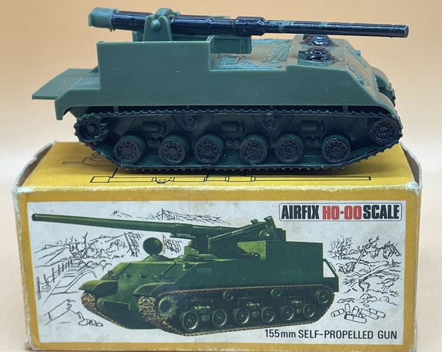 155MM AIRFIX GUN Self Propelled HO-OO AIRFIX Poly Scale GUN 1/72 SELF ...
