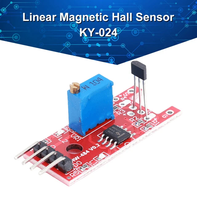 Ky 024 Speed Sensor Module 4pin Hall Effect Magnetic Sensor For Arduino Diy Kit 945 Picclick Au