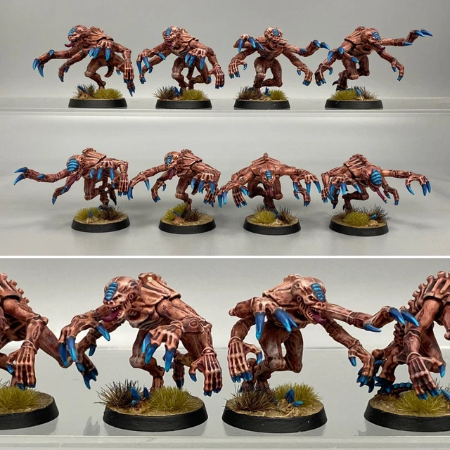 PURESTRAIN GENESTEALER BROOD X 8 Tyranids Genestealer Cults Painted ...