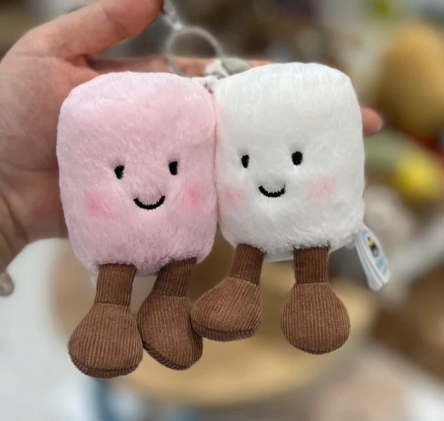 12CM JELLYCAT MARSHMALLOWS Keychain - Genuine Amuseables Plush BNWT UK ...
