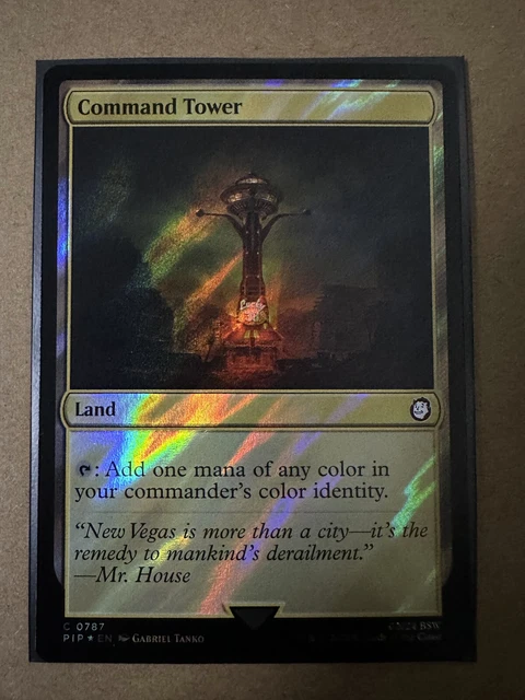 COMMAND TOWER SURGE FOIL COMMON Fallout Universes Beyond PIP MTG Magic Gathering EUR 5,93 ...