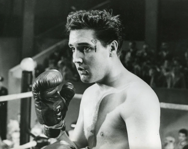 ELVIS PRESLEY &UN Direct Au Coeur" Phil Karlson Vintage Photo Boxe ...