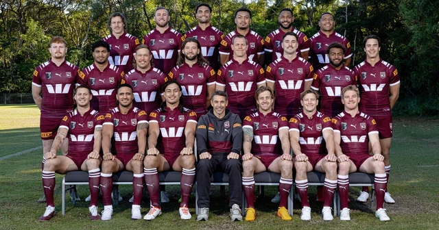 2025 QUEENSLAND MAROONS LAMINATED state of origin NRL RUGBY TEAM POSTER,2 $18.99 - PicClick AU