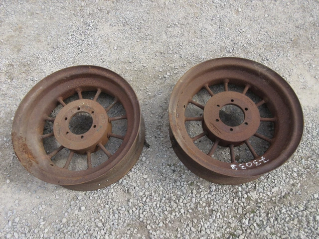 FARMALL F-20 F20 F&H HC26A rear round spokes wheels $200.00 - PicClick