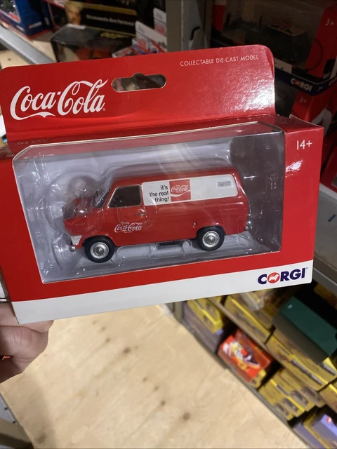 CORGI COCA COLA 1970's Ford Transit Van Mk1 Collectors Display Model ...