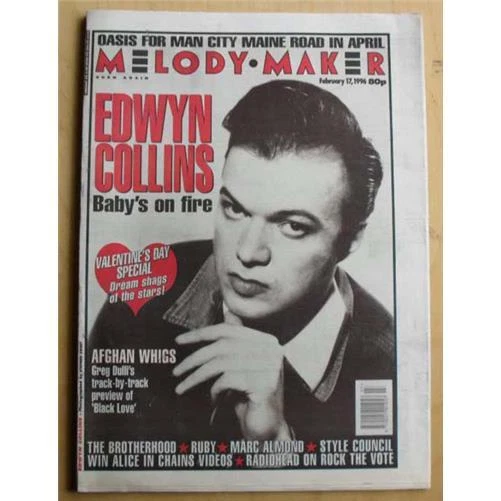 EDWYN COLLINS MELODY Maker Magazine Feb 17 1996 - Edwyn Collins Cover ...