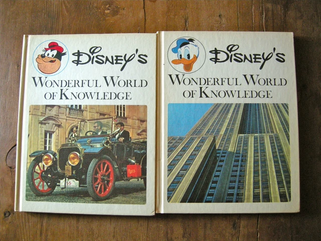 DISNEY'S WONDERFUL WORLD OF KNOWLEDGE encyclopedia - 17 books set (4-20 ...