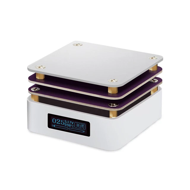 MINI HOT PLATE Digital Soldering Preheating Rework Station Temperature ...