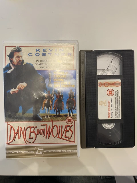 DANCES WITH WOLVES Vhs Video Big Box Ex Rental Kevin Costner £9.99 ...
