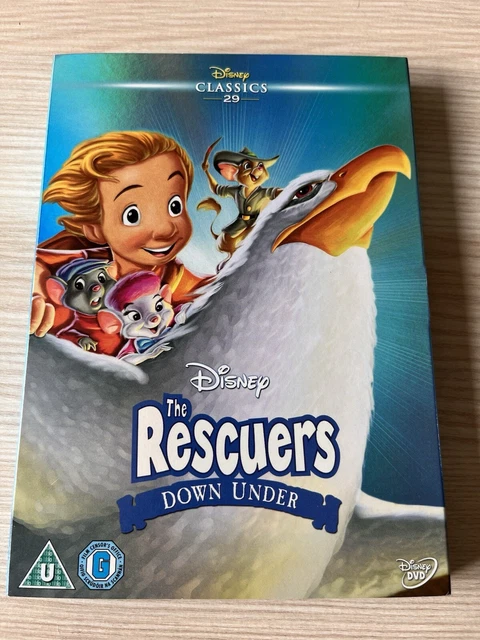 THE RESCUERS & The Rescuers Down Under DVD Set Disney (with collectible ...
