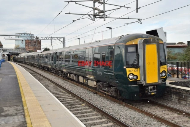 PHOTO CLASS 387 Electrostar 4-Car Emu No 387 135 Of Gwr At Southall £2. ...