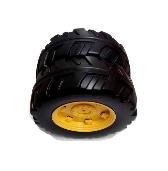 PEG PEREGO 12 volt John Deere Ground Force Tractor Front Wheels £29.95 ...
