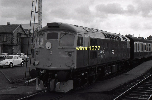 ORIGINAL RAILWAY PHOTOGRAPHIC negative Class 26 26040 at Inverness £4. ...