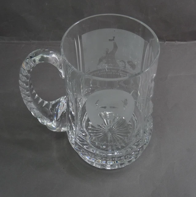 WELSH ROYAL CRYSTAL Glass Tankard Bobby Moore Limited Edition - Thames ...