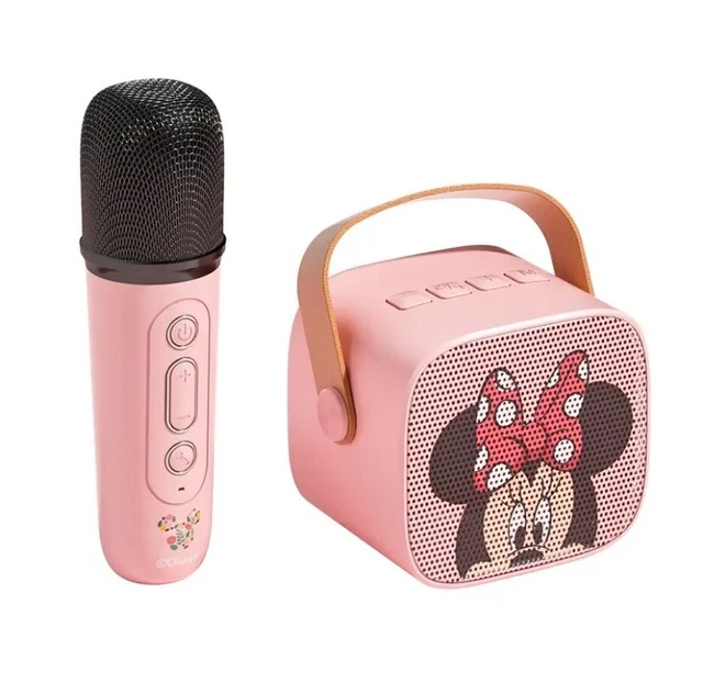 DISNEY MINNIE MOUSE Karaoke Speaker Microphone Bluetooth Wireless ...