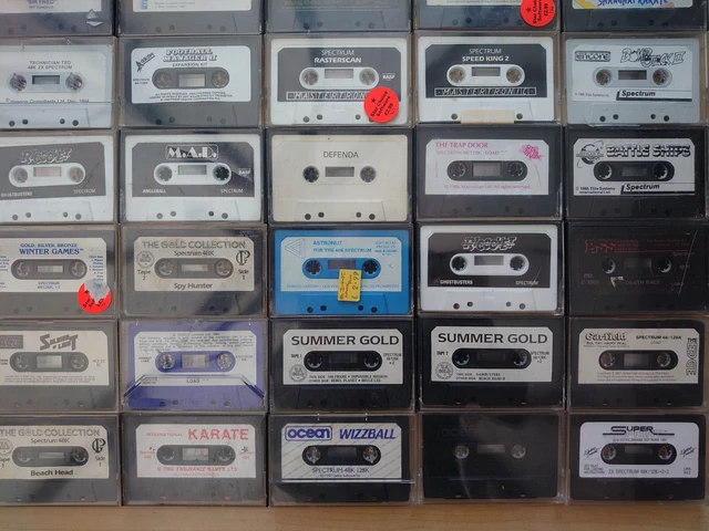 ZX SPECTRUM: HUGE GAME TAPE SOFTWARE Bundle - OVER 100 Original ...