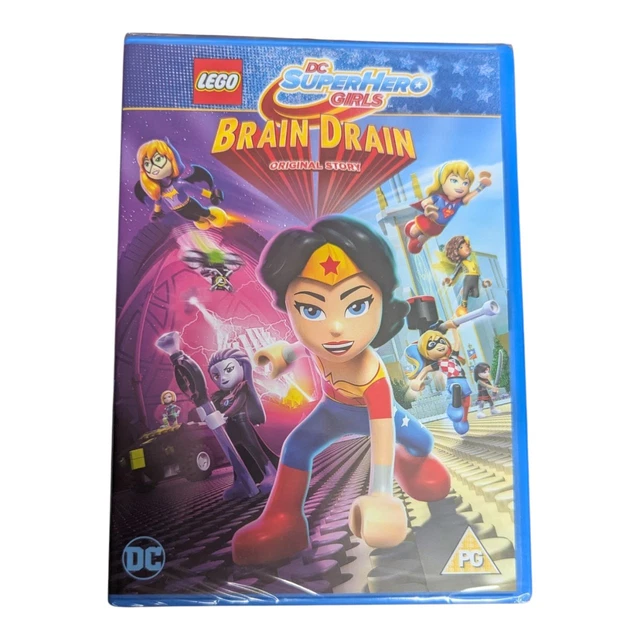 LEGO DC SUPERHERO Girls - Brain Drain (DVD, 2017) New & Sealed £3.49 ...