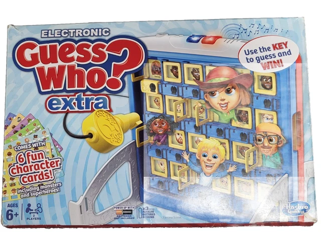 ELECTRONIC GUESS WHO Extra - With Key Unlock To Win Lights & Sounds ...