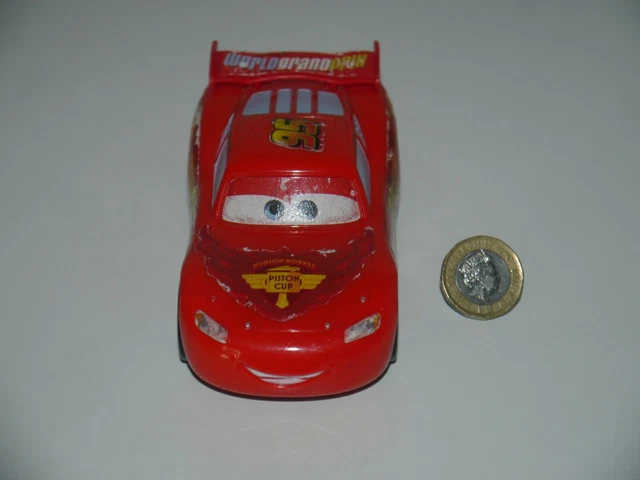 DISNEY PIXAR CARS Pull Back Lightning McQueen WGP Mattel_ LK6 £9.99 ...