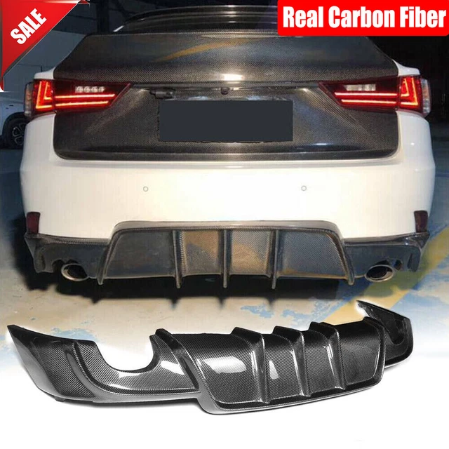 FOR LEXUS IS-F Sport IS250 IS300 IS350 13+ Carbon Fiber Rear Bumper ...