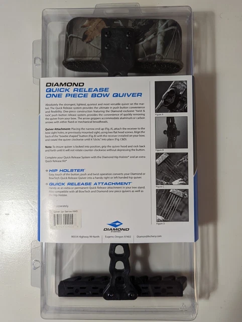 DIAMOND ARCHERY BY Bowtech - Compound Bow 1-Piece Quiver - Realtree ...