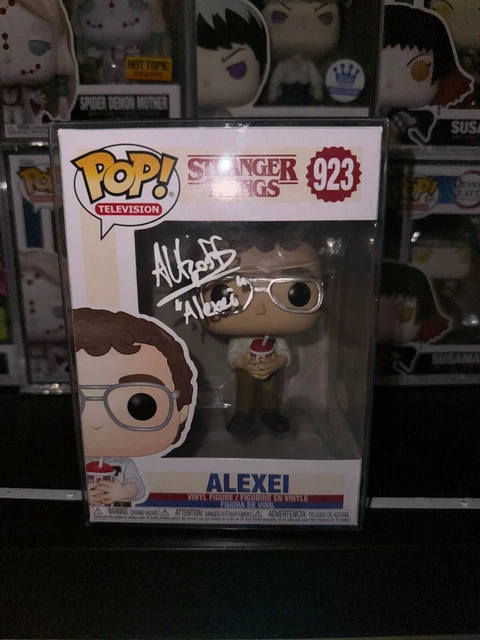 ALEXEI STRANGER THINGS signed Funko Pop! By Alek Utgoff with COA £97.00 ...