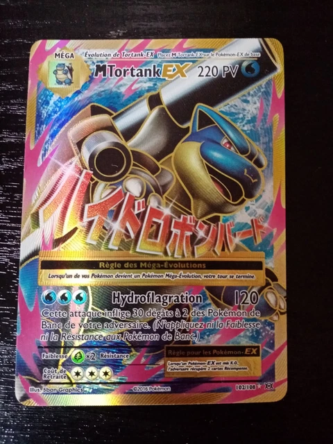 CARTE POKÉMON 102/108 Méga Tortank EX Full Art. Série XY Évolution. EUR ...
