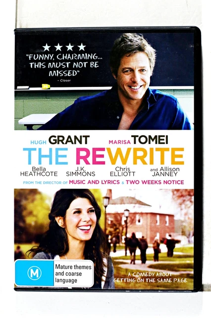 THE REWRITE (2014) DVD Hugh Grant Marisa Tomei BRAND NEW R4 $15.87 ...
