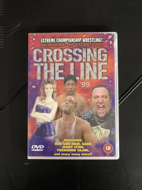 *RARE AF* ECW Crossing the Line 1999 DVD feat. Rob Van Dam & Steve ...