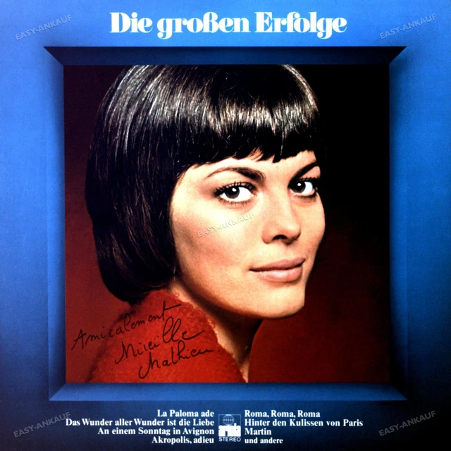 MIREILLE MATHIEU - Die Großen Erfolge LP 1974 (VG+/VG+) ' EUR 2,99 - PicClick FR