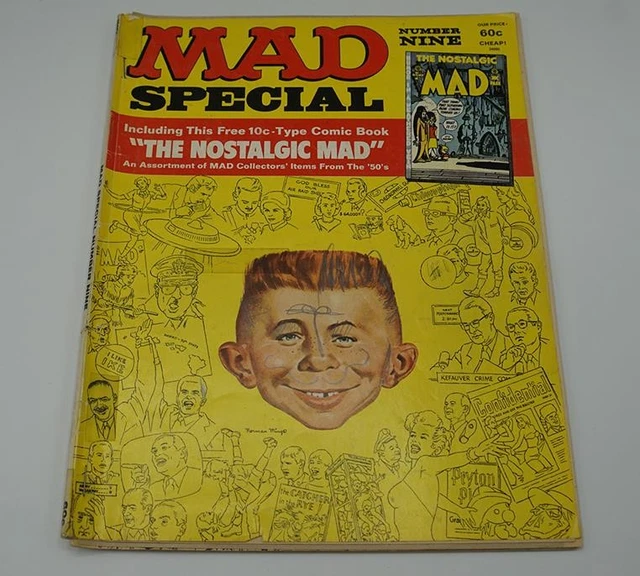 MAGAZINE MAD SPÉCIAL Numéro Neuf-Bonus Livre De Bandes Dessinées 1972 ...