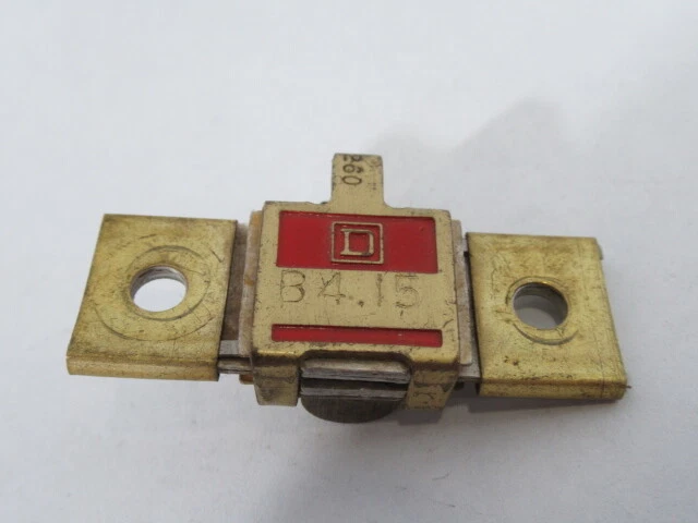 SQUARE D B4.15 *Old Style* Thermal Overload Relay Heating Element USED ...