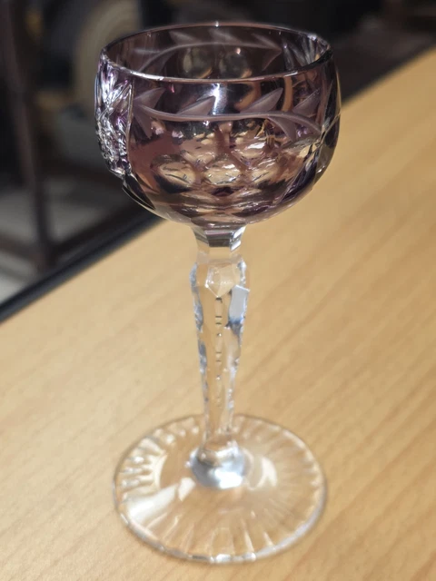 VINTAGE CANNEBERGES ROSE verre à liqueur en cristal EUR 30,00 - PicClick FR