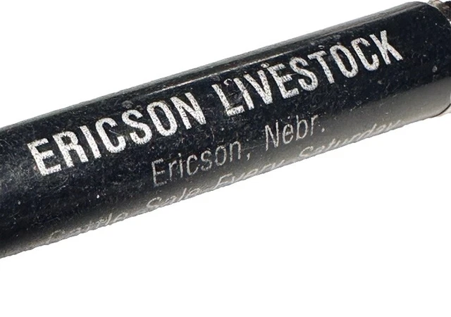 VINTAGE ERICSON NEBRASKA Livestock Auction Cattle Sales Farming Ag Farm ...