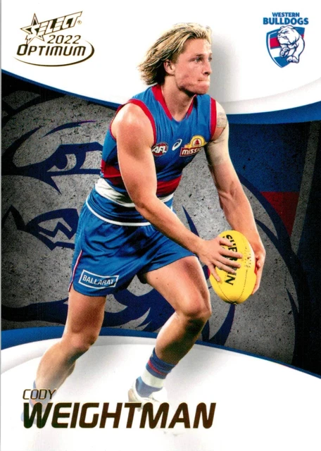 2022 WESTERN BULLDOGS AFL Card CODY WEIGHTMAN Optimum EUR 3,42 ...