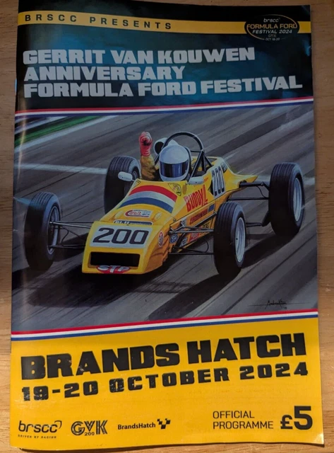 FORMULA FORD FESTIVAL Programme Brands Hatch Oct 2024 £4.90 - PicClick UK