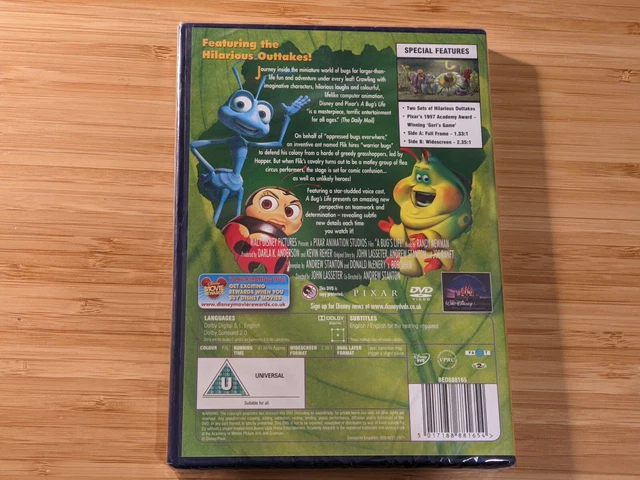 A BUGS LIFE DVD Original Walt Disney Brand New and Sealed UK Release ...
