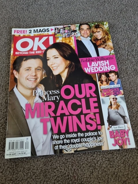 OK MAGAZINE AUGUST 2010-Princess Mary $25.00 - PicClick AU