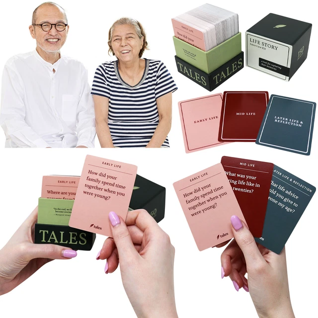 LIFE STORY INTERVIEW Kit 150 Family Conversation Cards - Put Down The ...