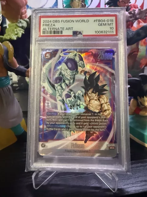 DRAGON BALL SUPER Fusion World Ultra Limit FB04-018 Frieza Card PSA 10 GEM MINT $32.00 - PicClick CA