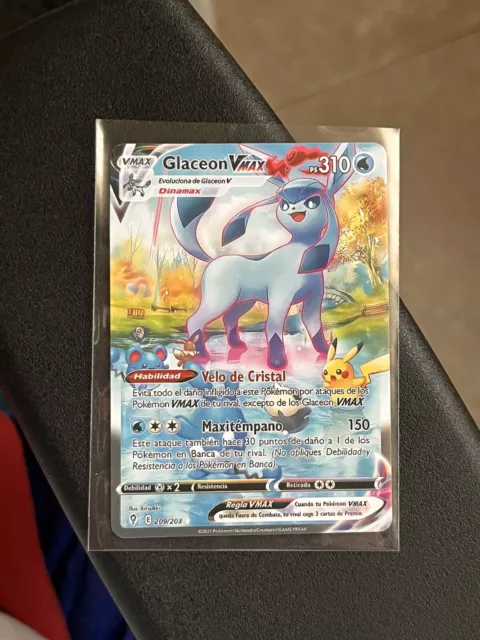 CARTA POKEMON GLACEON Vmax 209/203 - Secret Rare - Mint - Evolving ... CARTA POKEMON GLACEON Vmax 209/203 - Secret Rare - Mint - Evolving ...