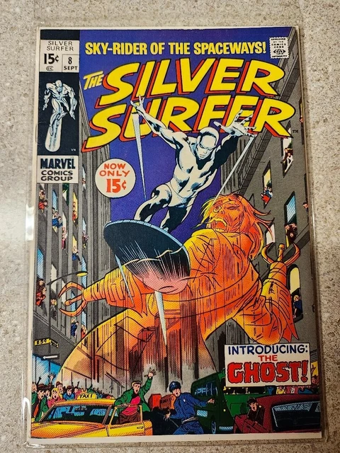 SILVER SURFER 8 Stan Lee, John Buscema, Marvel Comics 1969 Fine 6,5/7,0 Mephisto EUR 17,98 ...