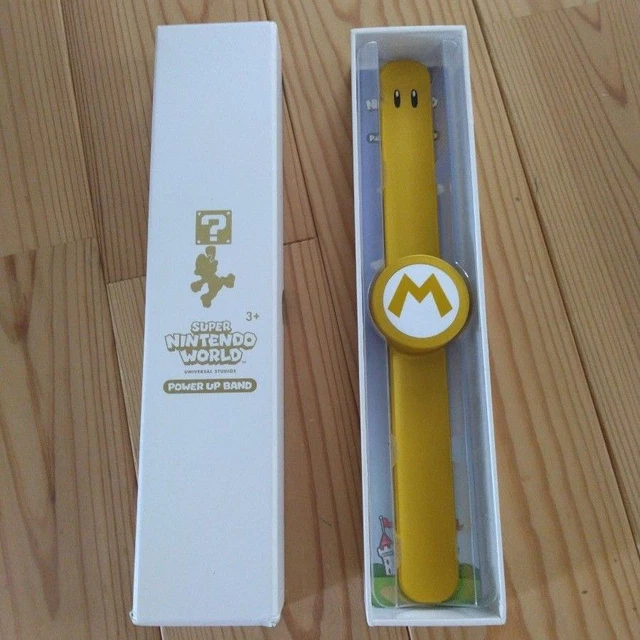 USJ NINTENDO GOLDEN Power Up Band Super Mario Super Nintendo World C559 ...