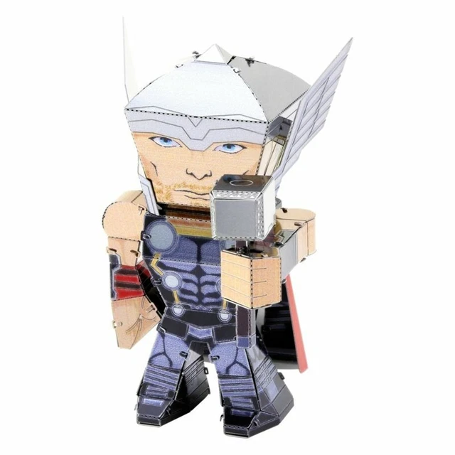 THOR MARVEL METAL Earth Legends 3D Model Kit MEM004 Fascinations EUR 17 ...