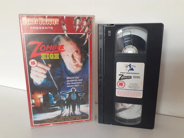 ZOMBIE HIGH VHS - Rare Sell Thru Retail - VIRGINIA MADSEN RICHARD COX £ ...