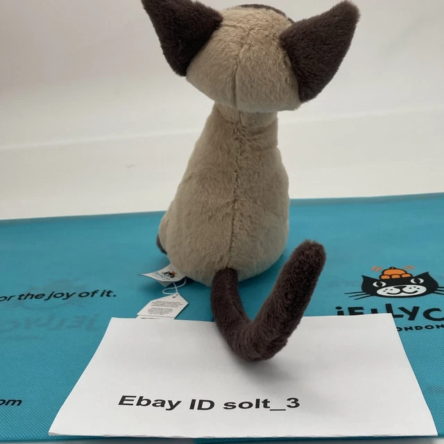 JELLYCAT IRIS SIAMESE Cat 25cm BNWT with Dust Bag £16.15 - PicClick UK