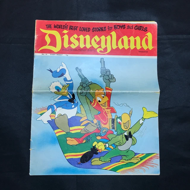 VINTAGE WALT DISNEY Disneyland Magazine June 5 1971 Dumbo Lady Tramp ...